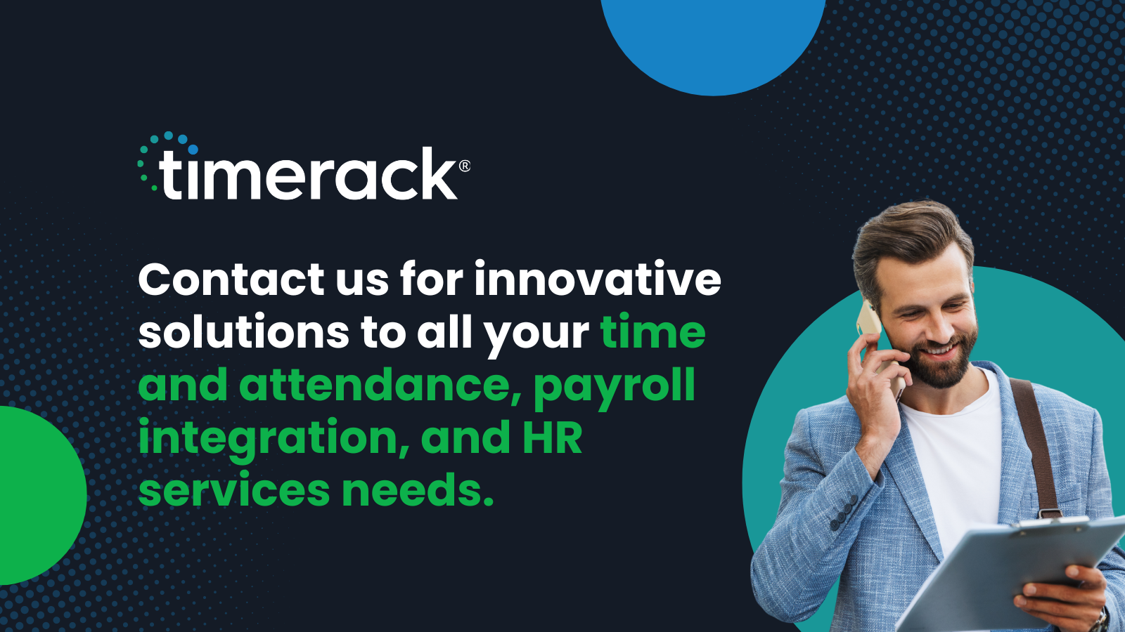 Contact us about Staffing Time and Labor Software| Timerack
